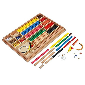 Montessori Kids Educational Toys Geometric Stick Material Early Childhood Preschool Math Geometry Teaching Aid