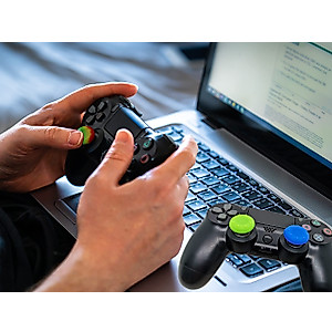 30pcs Joystick Grip for Ps5 Ps4 Controller, Silicone Thumb Grips Caps Cover Analog Stick for Playstation 5, Playstation 4 Controller, Xbox 360, Xbox One Controller (B 30pcs)