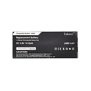 TAKOCI CP-BATT-8821 Replacement Battery for Cisco 8821, CP-8821-EX-K9-BUN, CP-8821-K9-BUN, Wireless IP Phone 8821, 3.8V 2400mAh