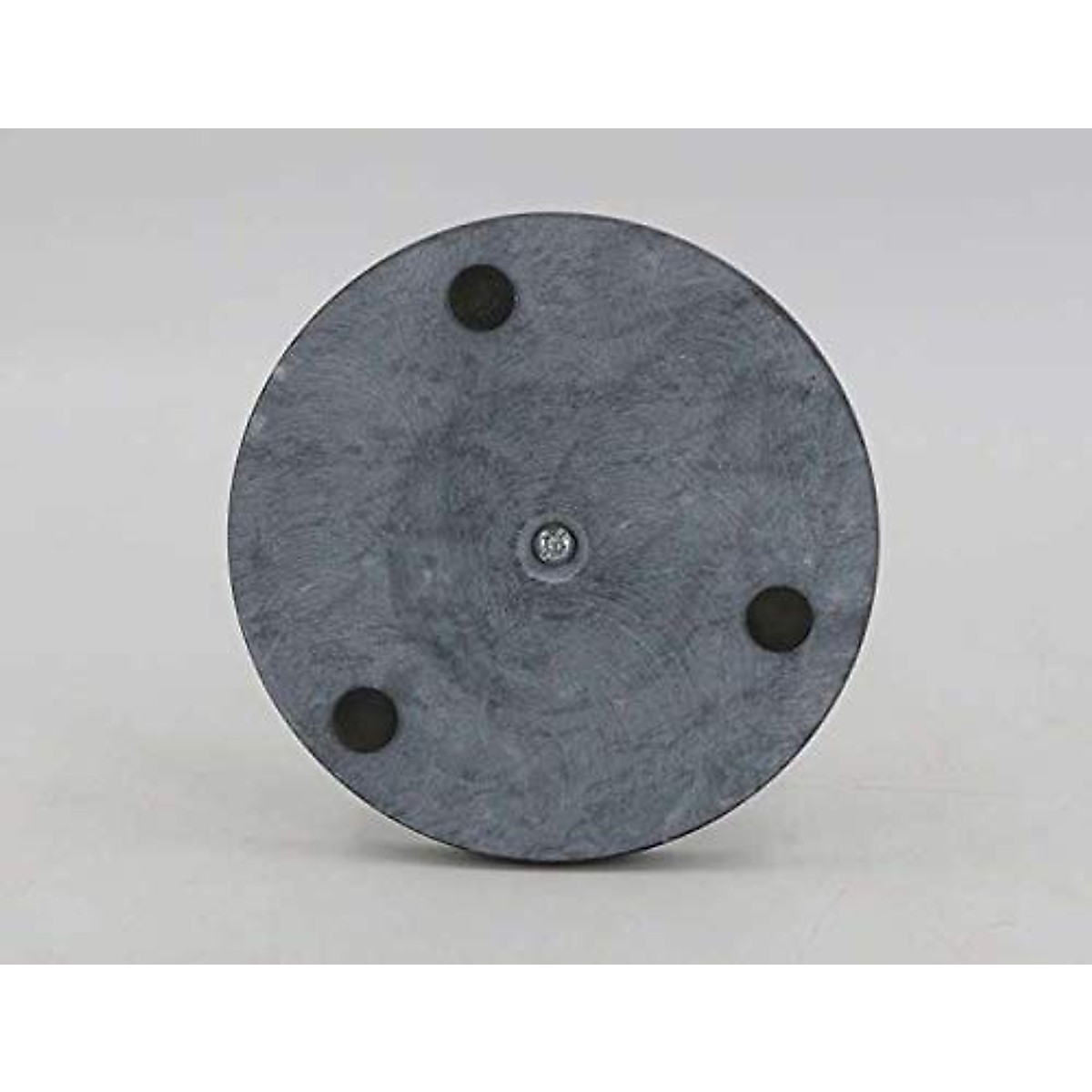 Koja Natural Black Marble and Stainless Steel 12.5” Paper Towel Holder with No-Slip 6” Base. Stylish Modern Design to Enhance Any Kitchen and Impress Your Friends and Guests.