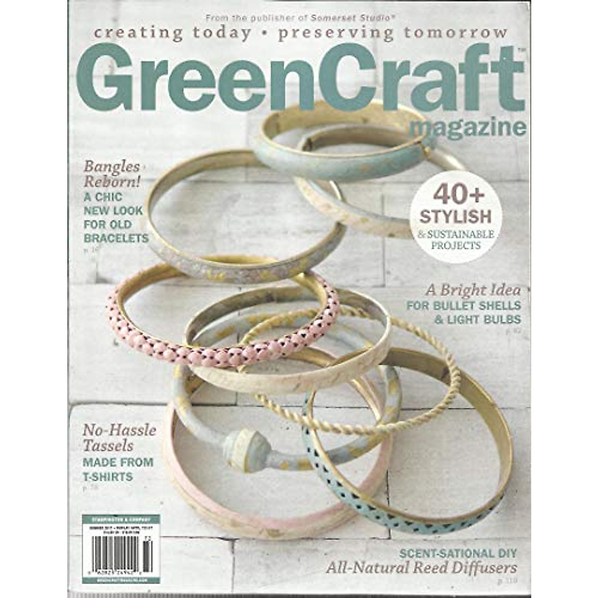 GREEN CRAFT MAGAZINE, CREATING TODAY * PRESERVING TOMORROW SUMMER, 2017 VOLUME, 8 ISSUE, 2 DISPLAY JULY, 31st 2017 ( PLEASE NOTE: ALL THESE MAGAZINES ARE PET & SMOKE FREE MAGAZINES. NO ADDRESS LABEL. (SINGLE ISSUE MAGAZINE )