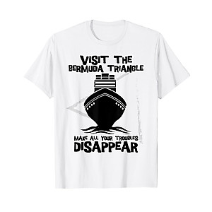 Bermuda Triangle Funny Family Caribbean Vacation Shirt T-Shirt