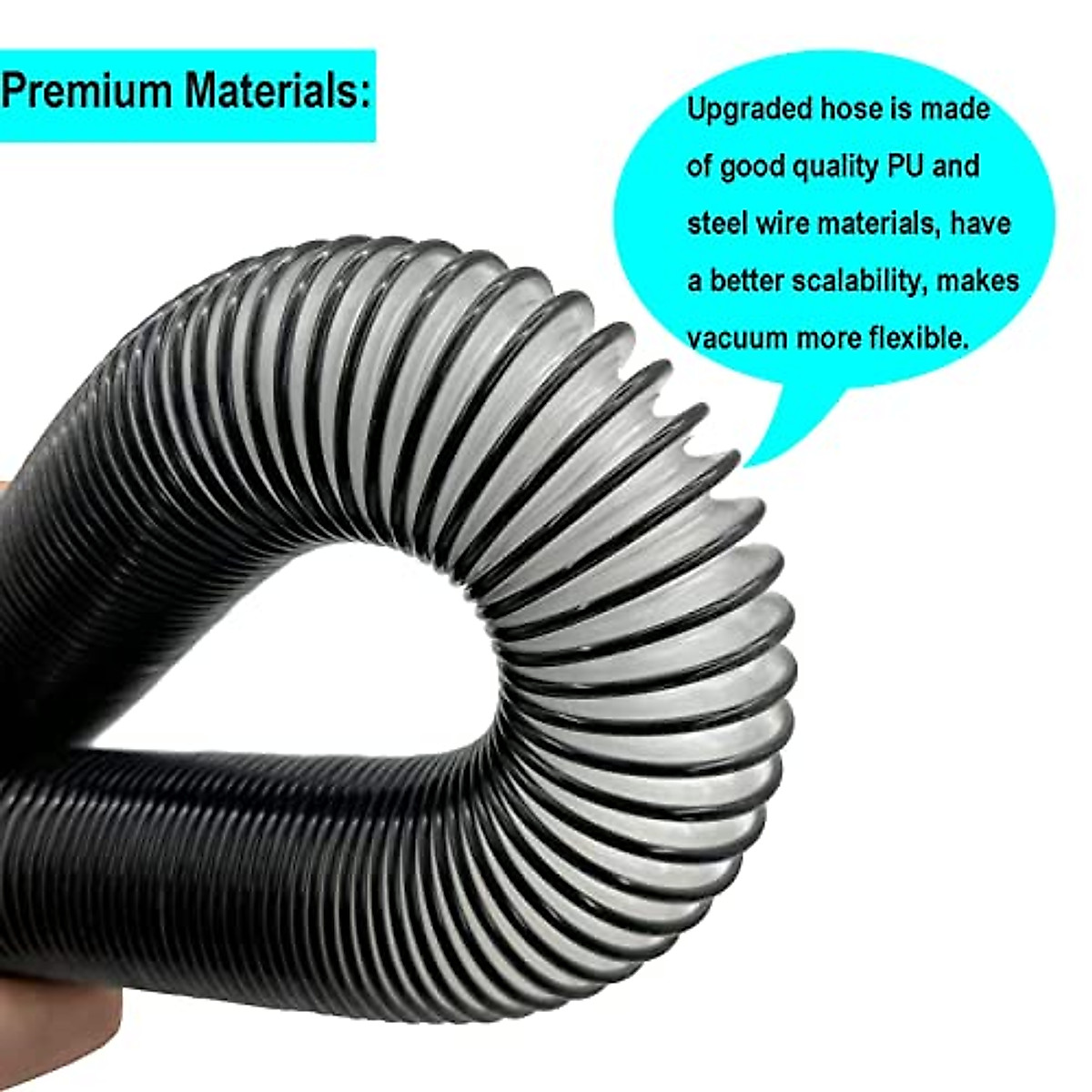 Upgraded Hose Replacement Compatible with Bissell Cleanview Swivel Pet Crosswave 2252 2489 2486 2254 22543 24899 1831 Vacuum Cleaner Part Number:203-8049