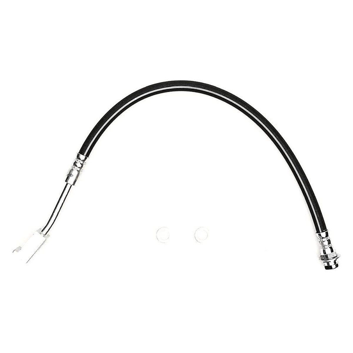 Dynamic Friction Company Front Right Brake Line Hose 350-54252 For 1973-1976 Ford F-250, 1973-1979 Ford F-100, 1975-1979 Ford F-150, 1975-1983 Ford E-100 Econoline, 1975-1983 Ford E-100 Econoline Club