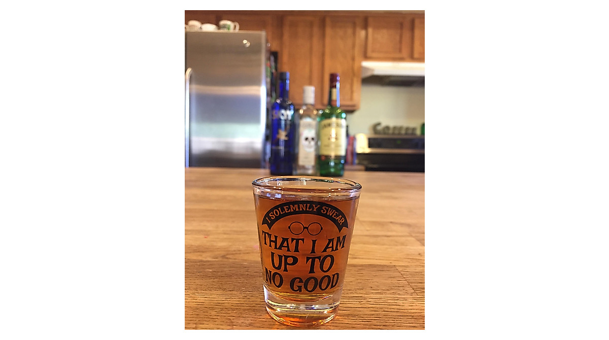 GO FROZEN Harry Potter Shot Glass - Mischief Managed