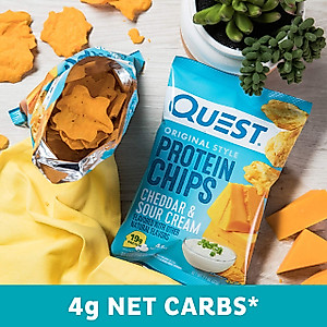 Quest Nutrition Protein Chips Bundle - Ranch, Cheddar & Sour Cream (Pack of 24)