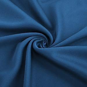 Men's Workout Shirts Dry Fit Lightweight Fishing Performance Athletic Hiking Running Training Short Sleeve Sports Shirts Navy Size 4XL