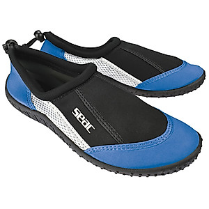 SEAC Reef Water Sports Shoes Barefoot Quick-Dry Aqua Waterproof Water Shoes for Men Women Kids Blue 8.5, Blue, 8.5