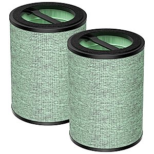 WILERDA H13 True HEPA Filter Replacement Compatible with WYZE Smart Air Purifier, Standard Filter, 2 Packs