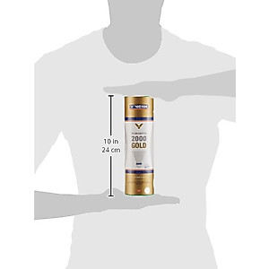 Victor Nylon Shuttlecock Shuttle 2000 6per can, white/green