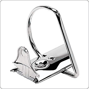 Cardinal by TOPS Products Economy Value ClearVue 2-Inch Slant-D Ring Binders, 540 Sheet Capacity, Black, Case of 6 Binders (90760)