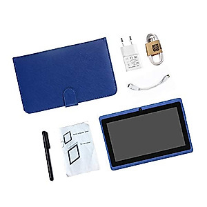 G-Anica Tablet PC 7 inch,Android Quad Core Tablet Computer with Keyboard,Dual Camera,40GB Storage Capacity,Capacitive Touch Screen,Support WiFi,Bluetooth,GPS(with Stylus) (Blue)