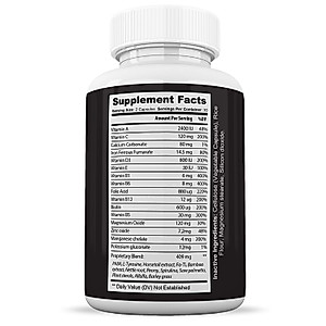 Justified Laboratories Anti Gray Hair Assist in Restoring Natural Hair Color and Helps Reduce Gray Hair 60 Capsules 1 Bottle