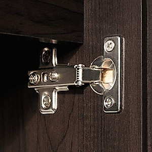 Sauder Large Storage Cabinet, Cinnamon Cherry Finish