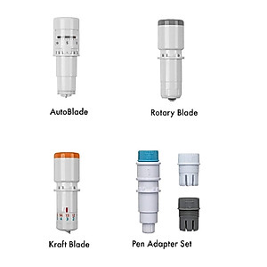 Silhouette Cameo 4 Tools Bundle with Design Card, Rotary, Auto, Kraft, & Pen Holder Set