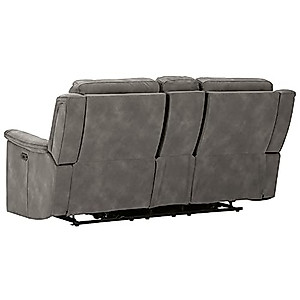 Signature Design by Ashley Next-Gen DuraPella Love Seats, Slate