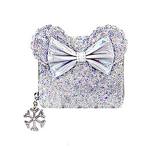 Loungefly X LASR Exclusive Disney Holographic Sequin Minnie Wallet