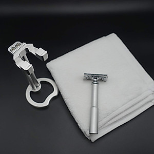 Bicrops Zinc Alloy Razor Holder, Suitable For A Variety Of Razors, Razor Holders That Can Extend The Life Of The Razor