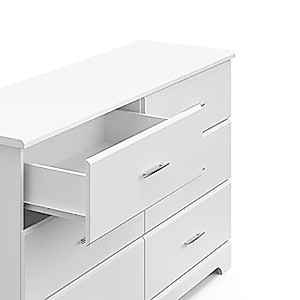 Storkcraft Brookside 6 Drawer Chest - White