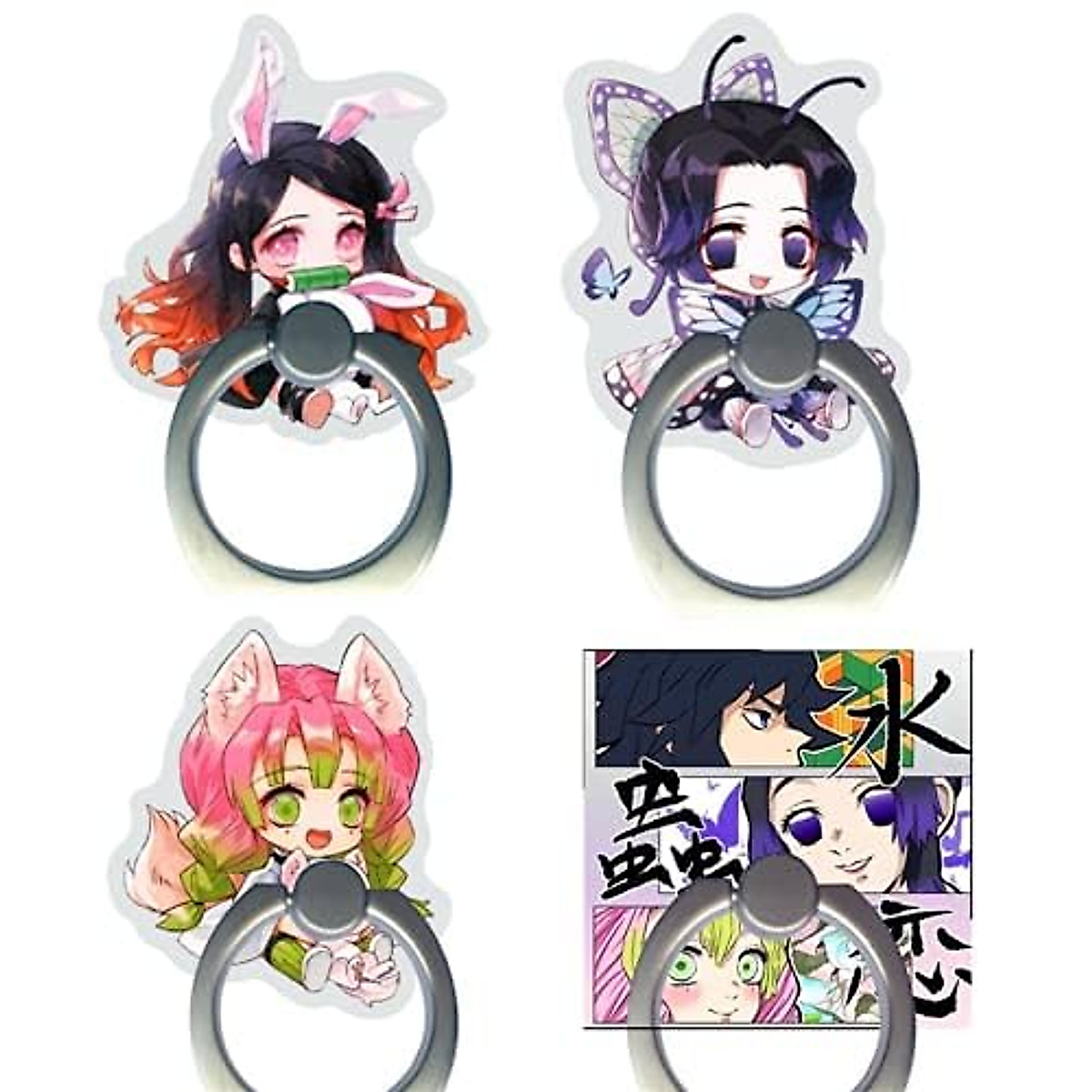 Kerr's Choice Slayer Phone Ring Animie Phone Stand Tablet Finger Grip Stand Phone Holder iPad Ring Japan Phone Accessories