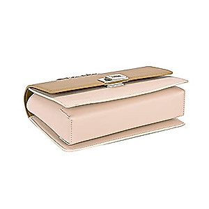 DAVID JONES New Season Party Chain Shoulder Crossbody Small Bag (Vert/Creamy White)