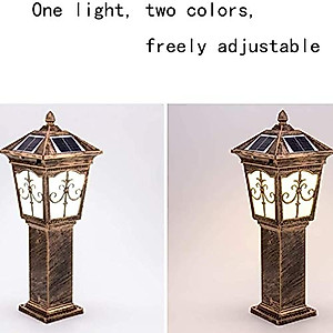 SPNEC Solar Garden Light, European-Style Garden Led Home Outdoor Garden Waterproof Grass Lamp