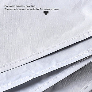 OUKENS Waterproof Bike Cover, Mountain Bike Dust Cover Thickened Rainproof Cover for Motorcycle Electric Bike Grey