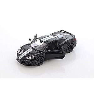 2020 Chevy Corvette Stingray Z51 Coupe, Black - Maisto 31527BK - 1/24 Scale Diecast Model Toy Car
