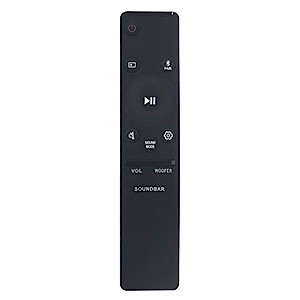 AH81-11678A Replaced Remote fit for Samsung Soundbar HW-T40M HW-T410 HW-T410/ZA HW-T47M HW-R50C HW-R50M HW-R550 HW-R60C HW-R60M HW-R60MV HW-R650 HW-S41T HW-S40T HW-T45C HW-T50M HW-T510 HW-T550