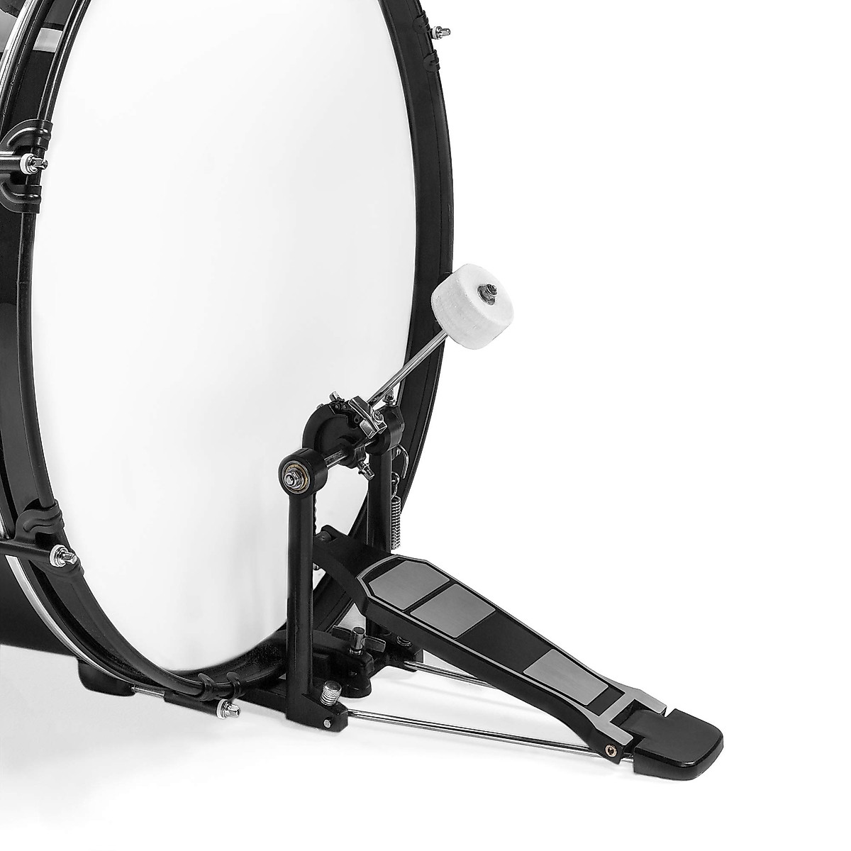 Best Choice Products 5-Piece Full Size Complete Adult Drum Set w/Cymbal Stands, Stool, Drum Pedal, Sticks, Floor Tom (Black)