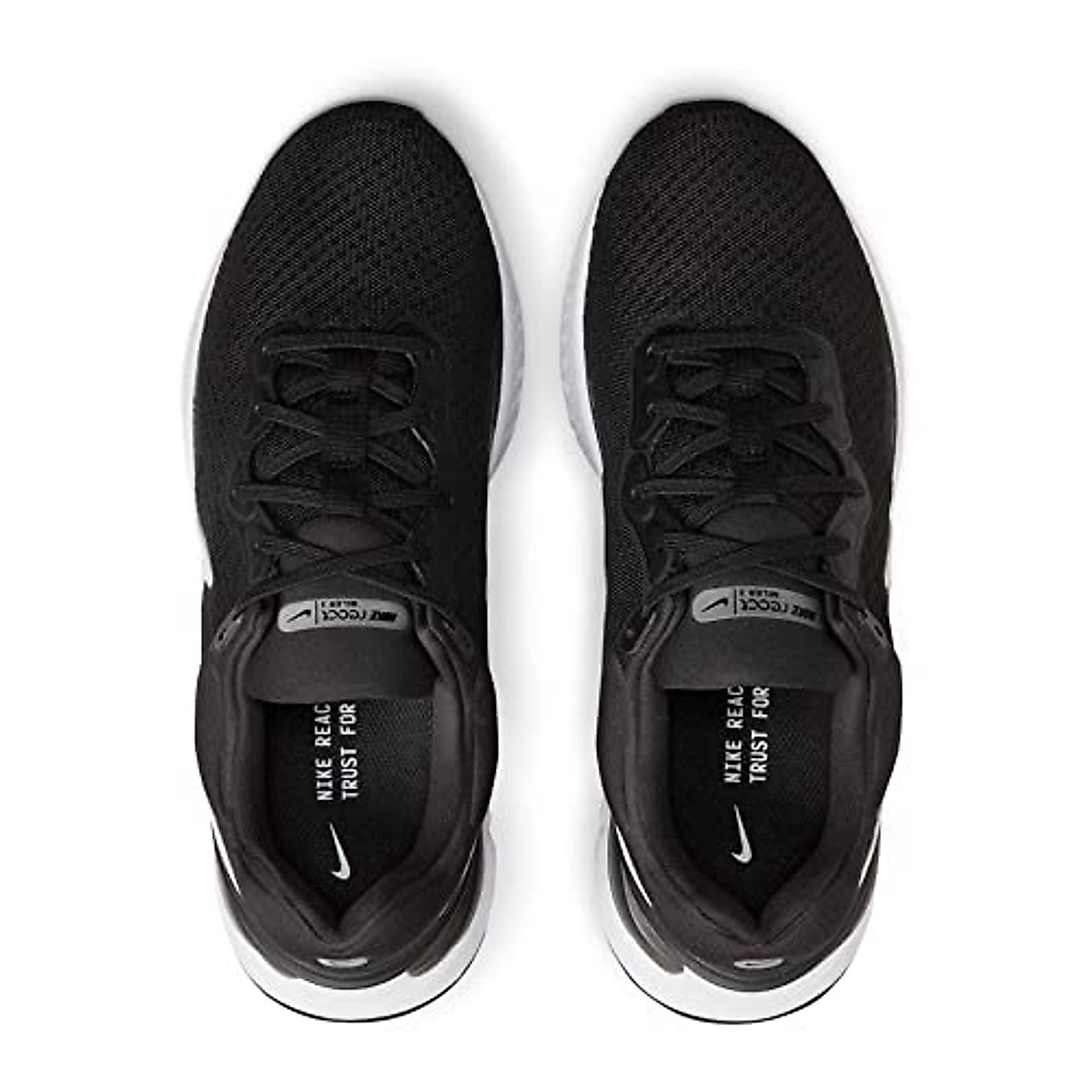 Nike Womens React Miler 3 Running Trainers DD0491 Sneakers Shoes (UK 5 US 7.5 EU 38.5, Black White Anthracite 001)