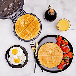 Uncanny Brands Star Wars Halo Death Star Waffle Maker- Death Star on Your Waffles