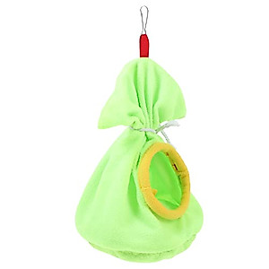 Warm Bird Hammock 2pcs Winter Warm Bird Bird Cage Bird Nesting Bag Bird Hut Bag Nest Parrot Cage Plush Finch Cage