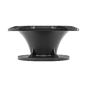 DS18 PRO-HP52/BK 2" Exit Horn Waveguide Plastic Horn - 2.6" Depth Shorter Style - Fits Most Bolt on Compression Drivers - UV Resistant - Black Color (Single)
