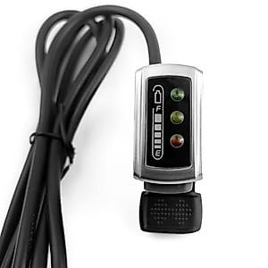 L-faster 24V/36V/48V Electric Bike Thumb Throttle Wuxing E-Bike Throttle Electric Scooter Accelerator Electric Vehicle Speed Controller (24V)