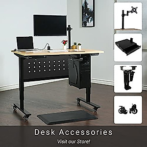 Progressive Desk Adjustable Standing Desk 60 x 30 inch. Height Stand up Raised Desk. Intelligent Standing Electronic desks for Home Office - 60 inch