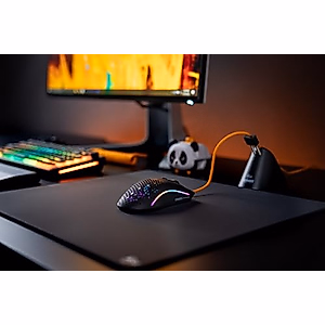 Glorious Gaming Model O 2 Wired Gaming Mouse - 59g Ultralight, FPS, 26,000 DPI, Motion Sync, 80M Click Rated Switches, 6 Programmable Buttons, Ambidextrous, RGB, PTFE Feet - Black