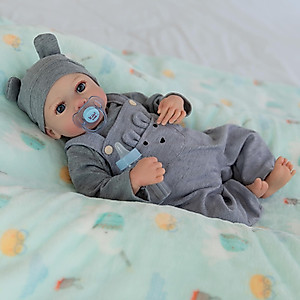 Thorogod Realistic Reborn 18 Inch Baby Doll - Soft Cloth Body, Looks Real for Kids Age 3+