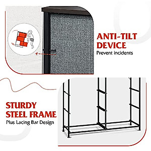 WLIVE 11-Drawer Dresser, Fabric Storage Tower for Bedroom, Hallway, Nursery, Closets, Tall Chest Organizer Unit with Textured Print Fabric Bins, Steel Frame, Wood Top, Easy Pull Handle, Dark Grey