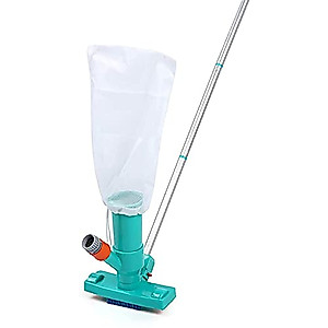 ATIE Pool Spa Mini Jet Vacuum Pool Cleaner Fine Mesh Bag with Pull-N-Lock Cord for In-ground/Above-Ground Pool Spa Jet Vacuum Pool Cleaner (2 Pack)