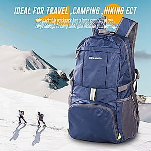 Dveda 35L Lightweight Packable Backpack Waterproof Durable Hiking Travel Backpack Daypack