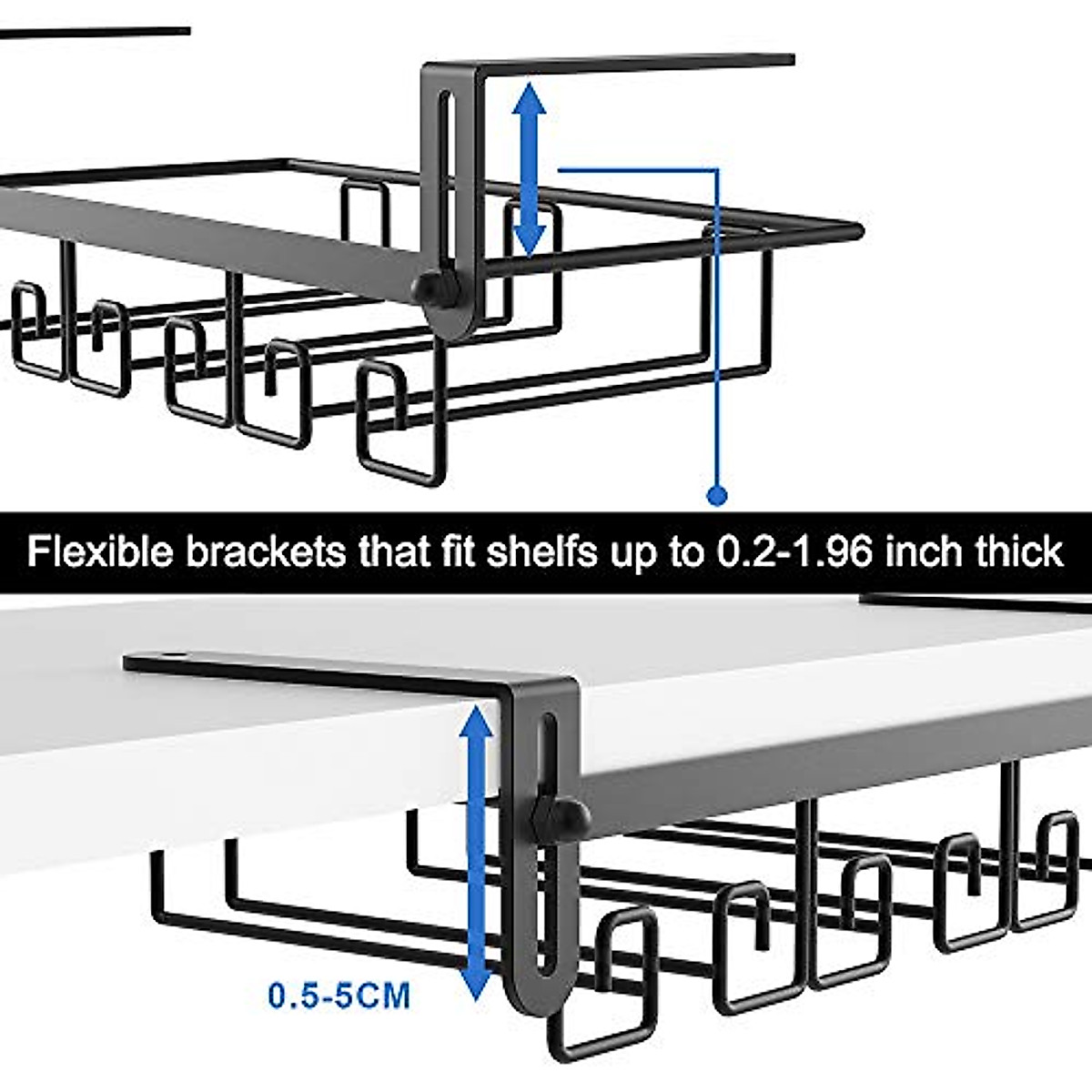 Under Cabinet Wine Glass Rack Black, Wine Glass Holder Under Shelf, Wine Glass Racks Under Cabinet Wine Glass Hanger, Under Shelf Wine Glasses Holder Under Cabinet, Stemware Rack Under Cabinet Cmecial