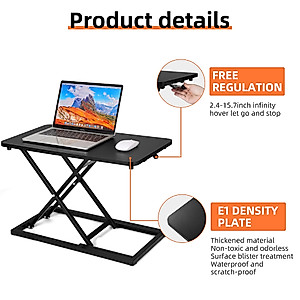 biueus Height Adjustable Standing Desk Converter