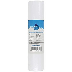 10-Pack Replacement for DuPont WFPF13003B Polypropylene Sediment Filter - Universal 10-inch 5-Micron Cartridge Compatible with DuPont Whole House Water Filtration System - Denali Pure Brand