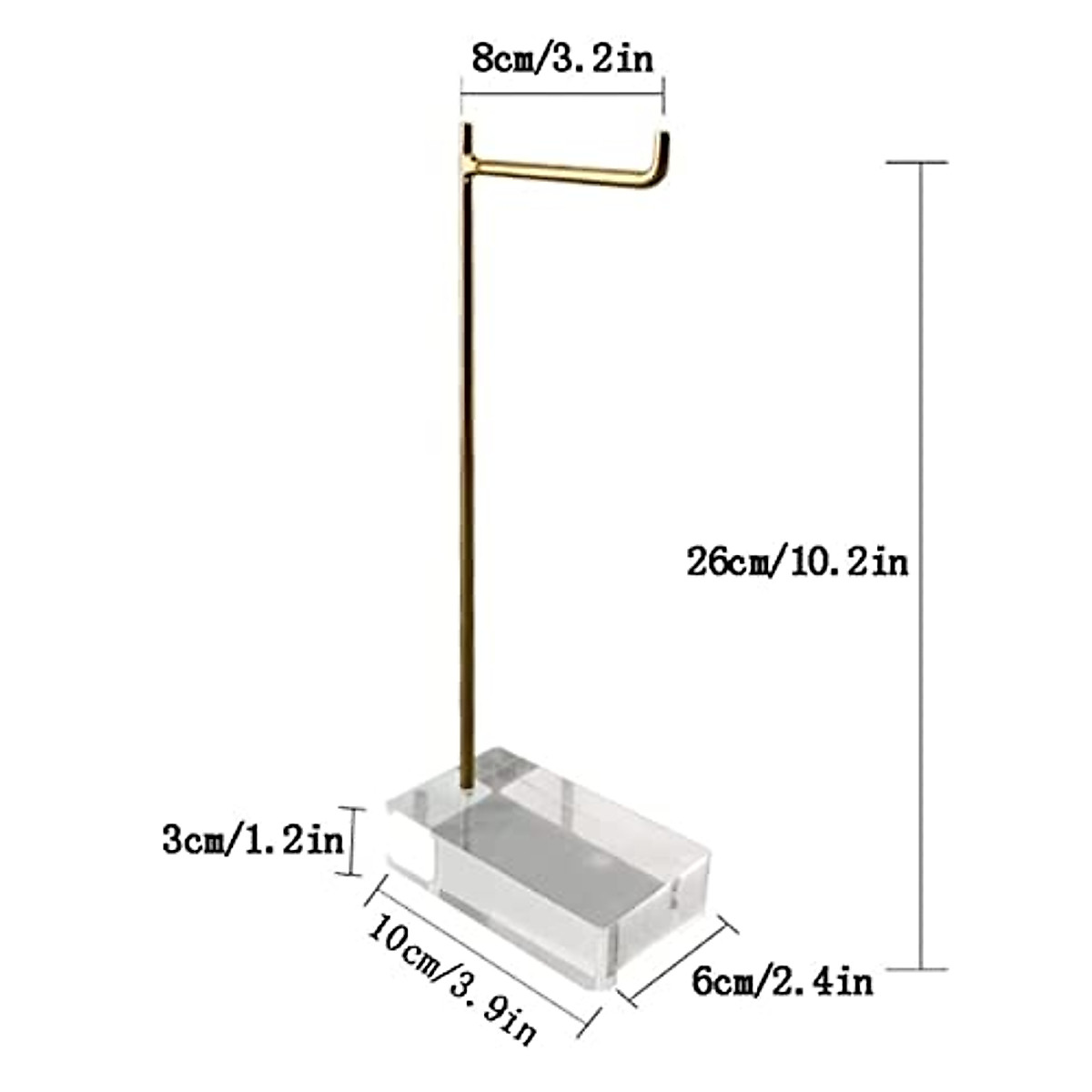 SCUUBE Headset Stand Headphone Stand Acrylic Mirror Earphone Holder Non-Slip Base Suitable for Earphone Gaming Save Space Headset Holder Headphones Holder