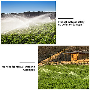 ULTECHNOVO Drip Irrigation Valve Garden Pressure Regulator Valve for Farm Garden Park Irrigation (25 PSI Black) Drip Irrigation Pressure Regulator