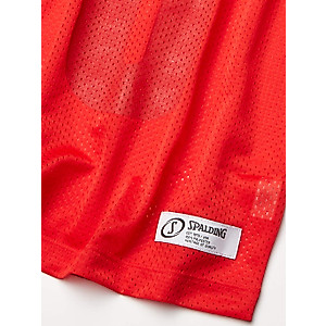 Spalding Men's Athletic Dry Mesh Basketball Jersey Shirt Tank White