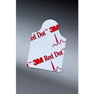 3M™ Red Dot™ ECG Resting Electrodes, 2330, 10 Ea/Card, 10 Card/Bag, 40 Bag/Case