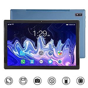 HEEPDD Tablet WiFi, FDH 7000mAh Screen Dual Speakers Digital Tablet for Video for Reading (US Plug)