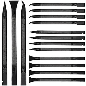 18 Pieces Non-Scratch Plastic Scraper Tool Carbon Fiber Plastic Scraper Multi-Purpose Scraper Pen-Shaped Scraper Cleaning Scraper Tool for Cleaning Small and Narrow Space